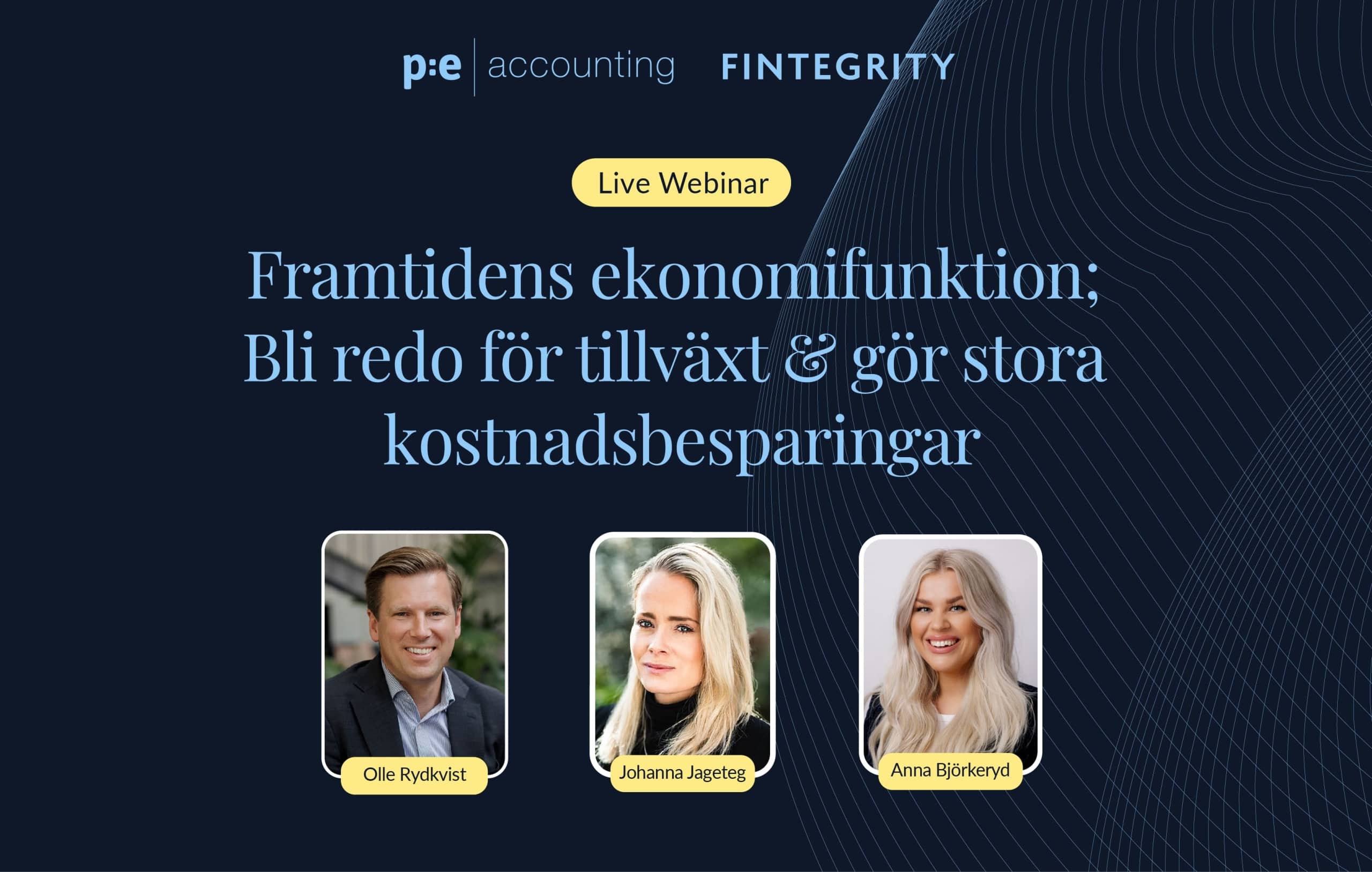 Webinar: Så bygger du framtidens ekonomifunktion